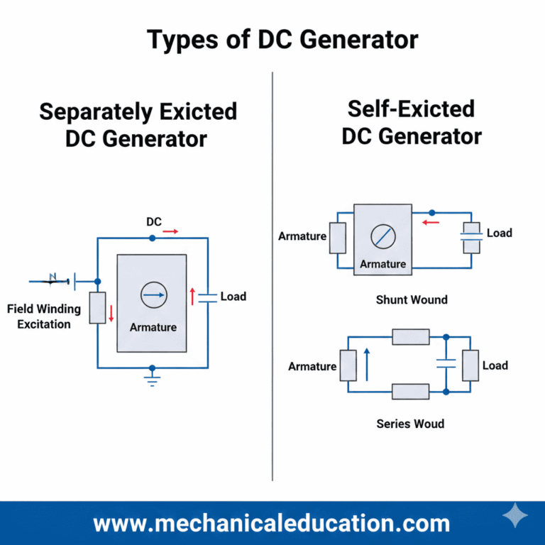Types Of DC Generator-Separately Excited And Self Excited - Mechanical ...